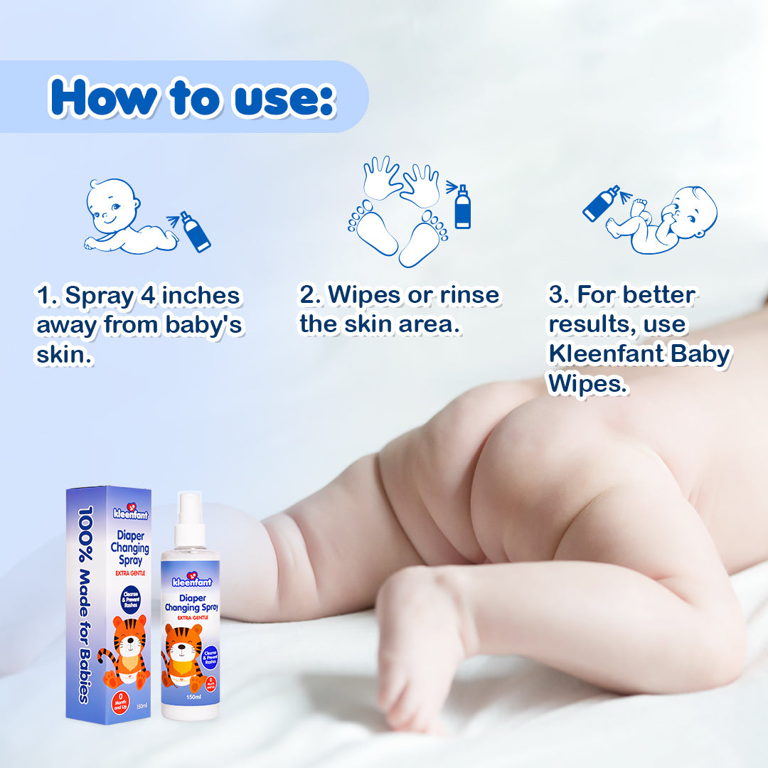Kleenfant Diaper Changing Spray 150ml